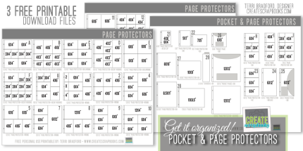 Create Scrapbooks - Get It Organized: FREE 12x12" and Variety Pocket ...